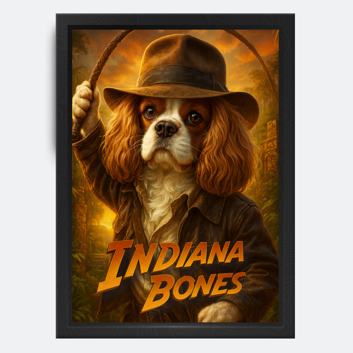 Indiana Bones - Custom Dog Poster – GorillaGames.co.uk